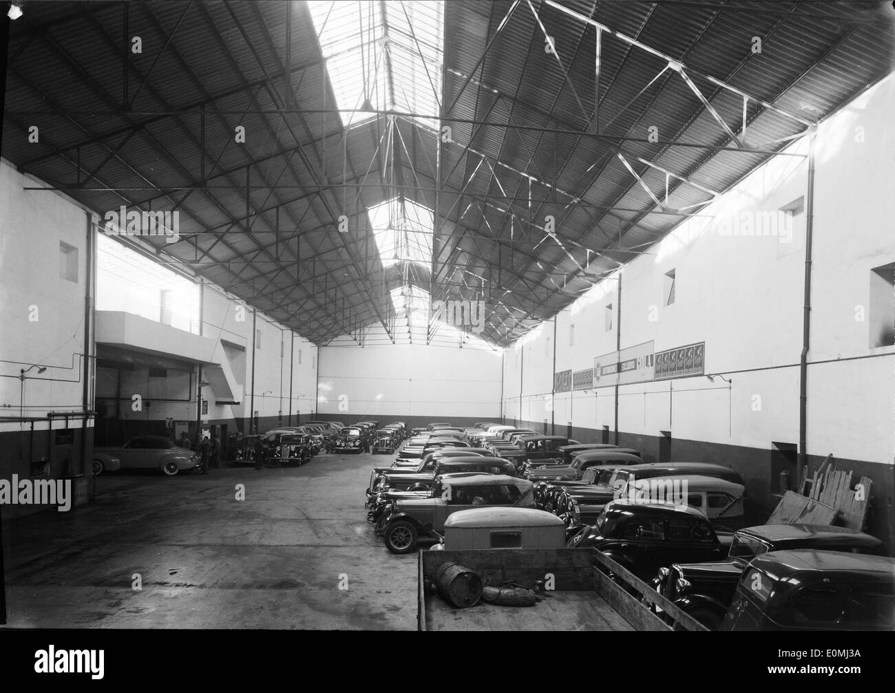 Preserved historical industrial culture Black and White Stock Photos ...
