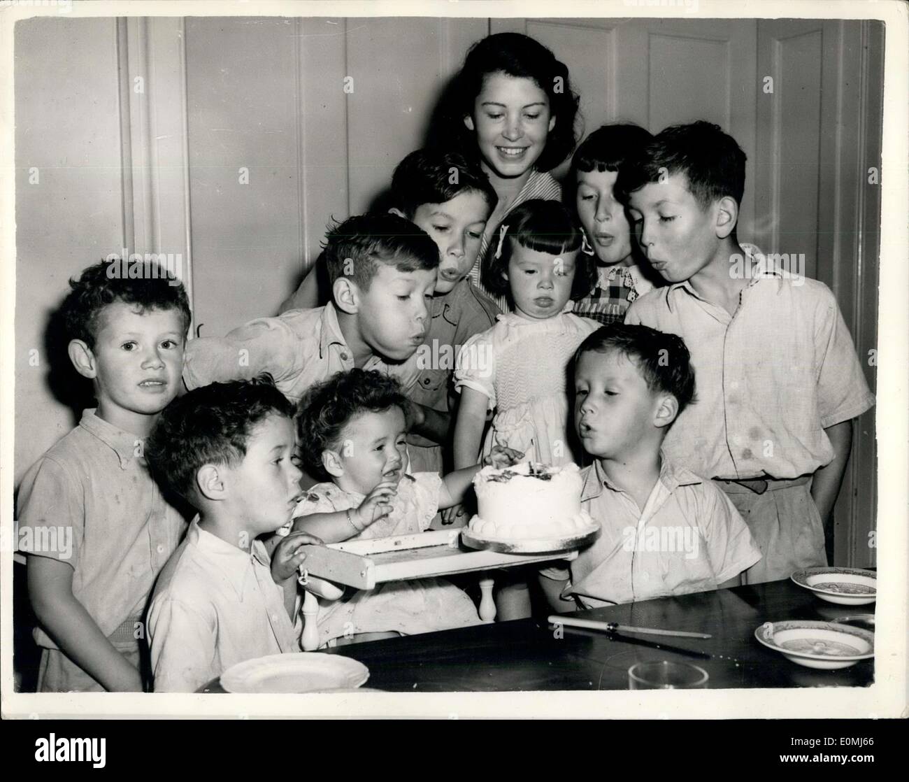 Aug. 13, 1955 - The ''Planned'' Family Attends A Birthday Party ...