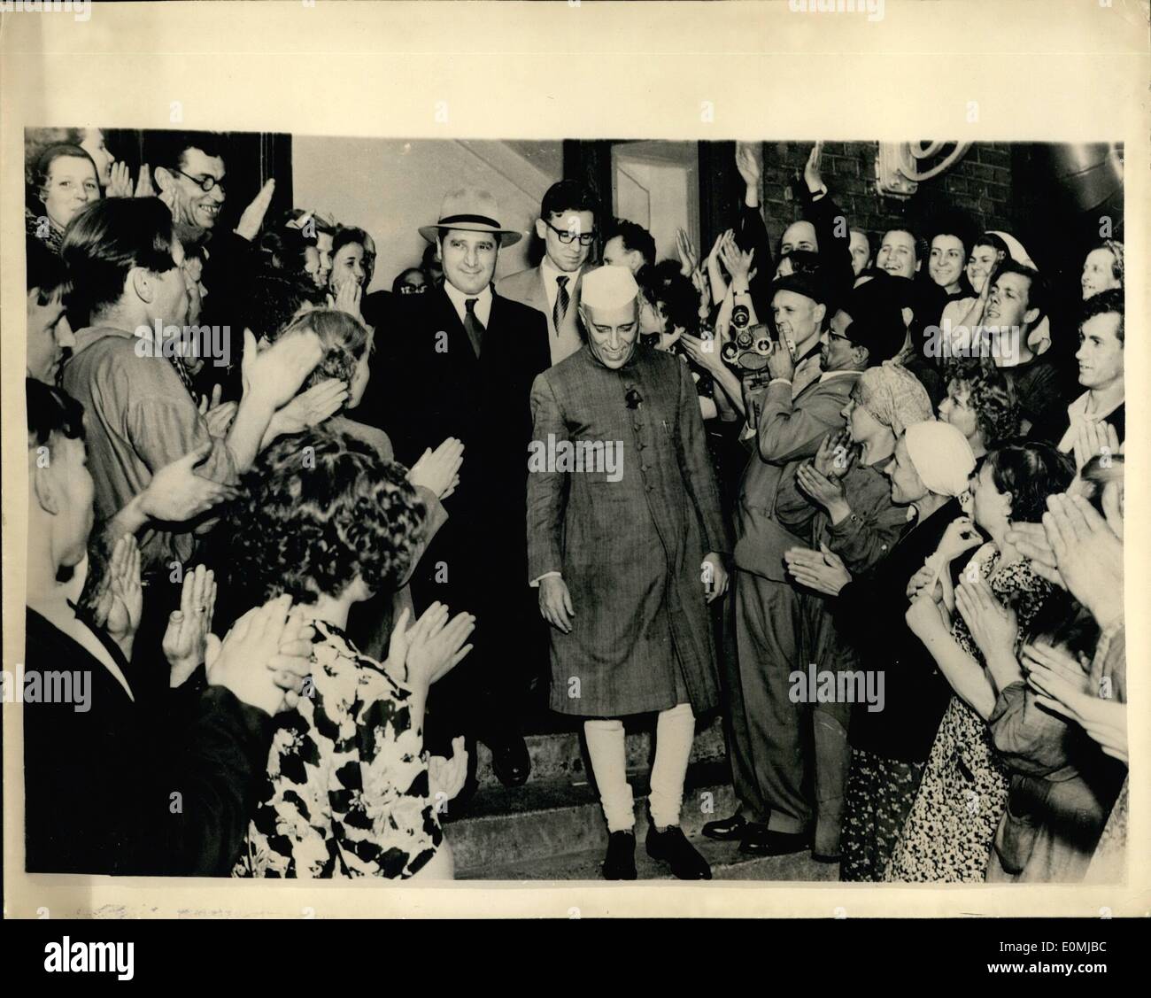 Jun. 06, 1955 - Soviet Applause for the Indian Prime Minister visits a ...