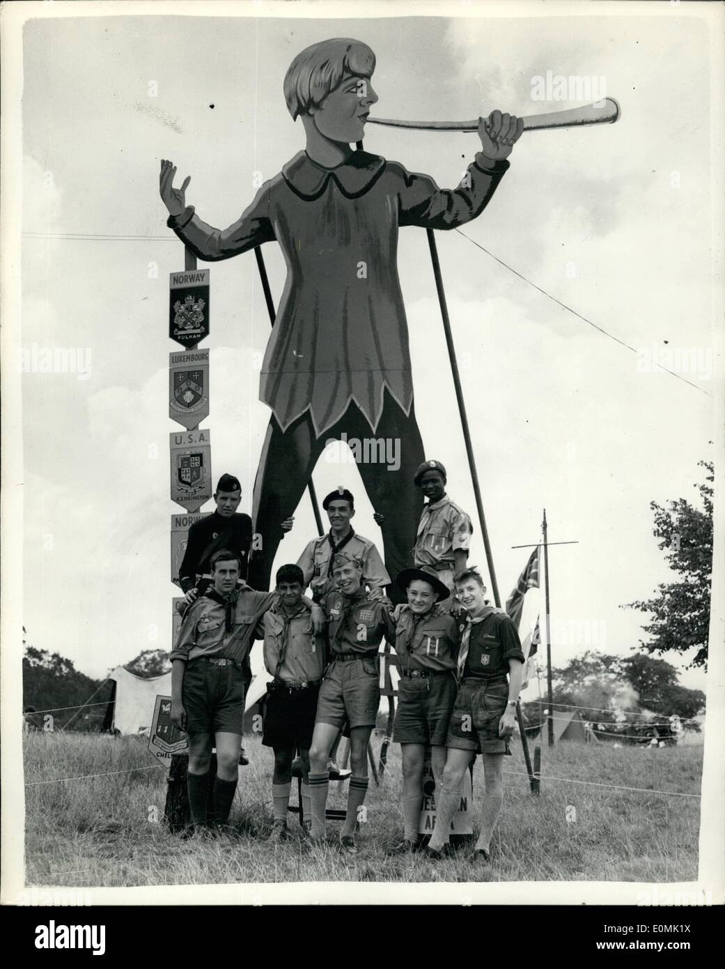 Jul. 07, 1955 - Boy Scout's International Patrol Camp Opens Peter Pan ...