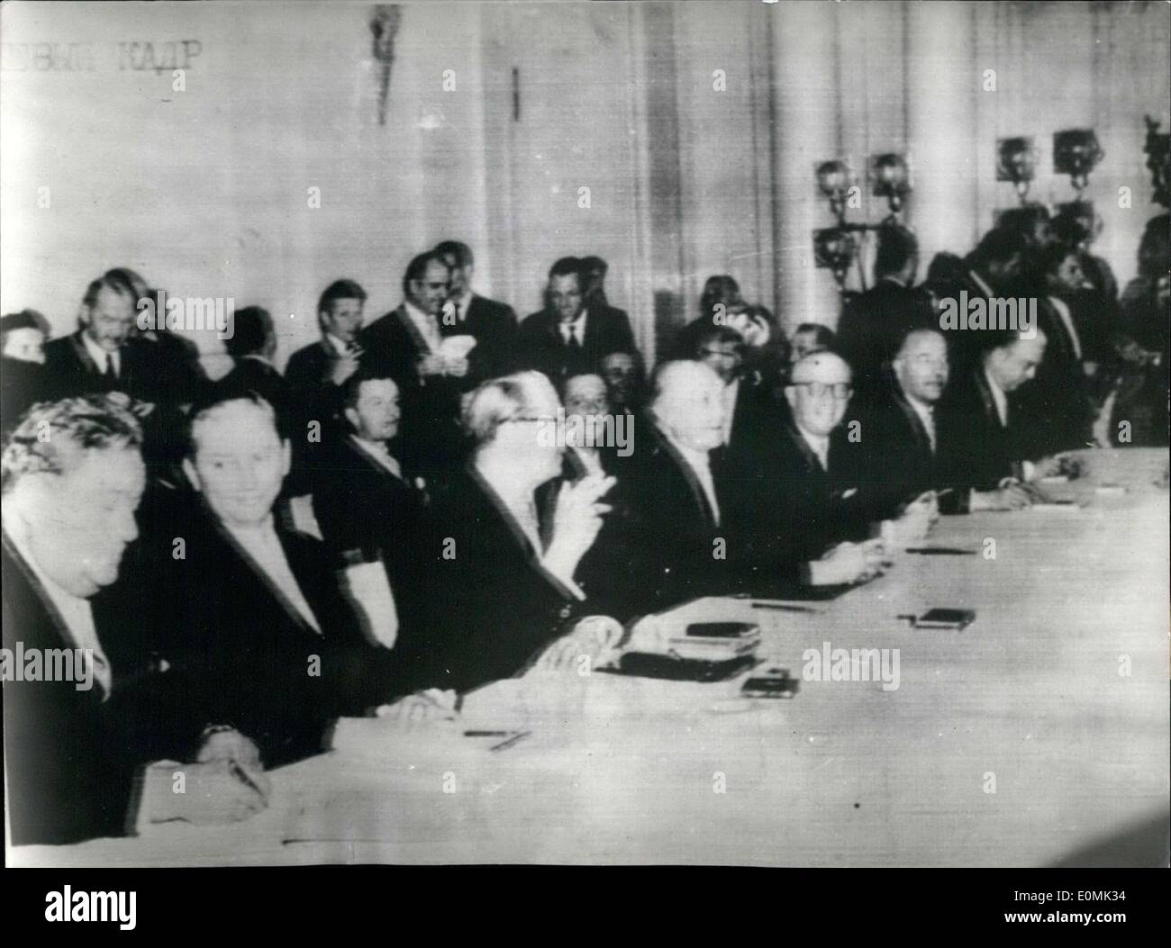 Sep. 10, 1955 - The first meeting of German and Soviet delegates took ...