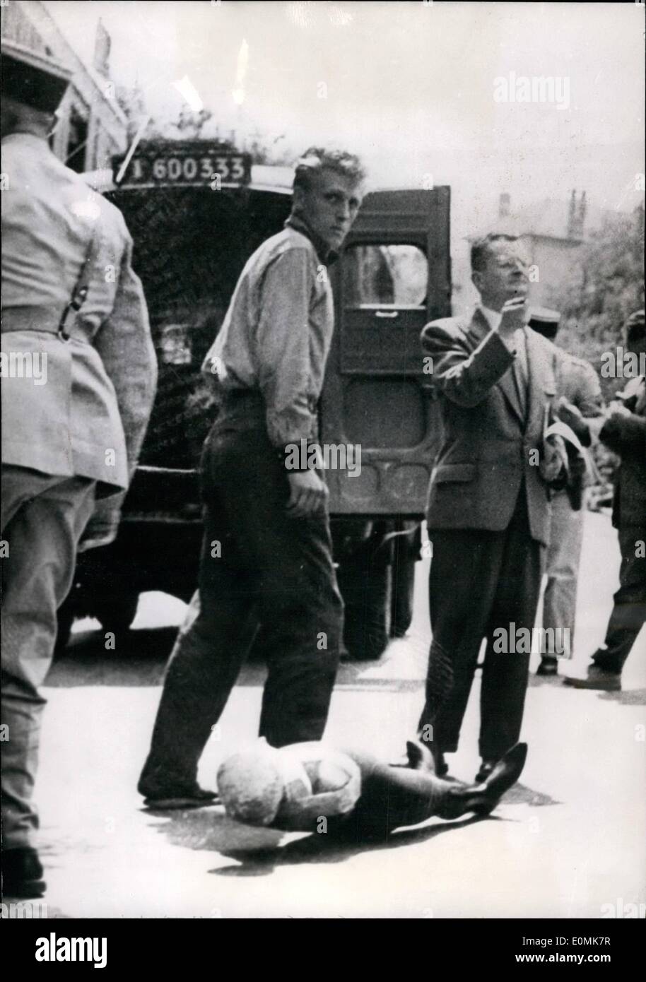 Jul. 07, 1955 - Reconstruction of Crime Near Grenoble: The Young ...