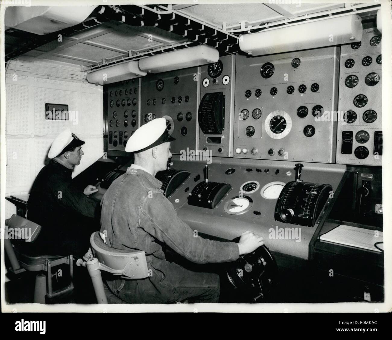 Jul. 07, 1955 - Floating ''test Bed'' for the Royal Navy. H.M.s. Grey ...
