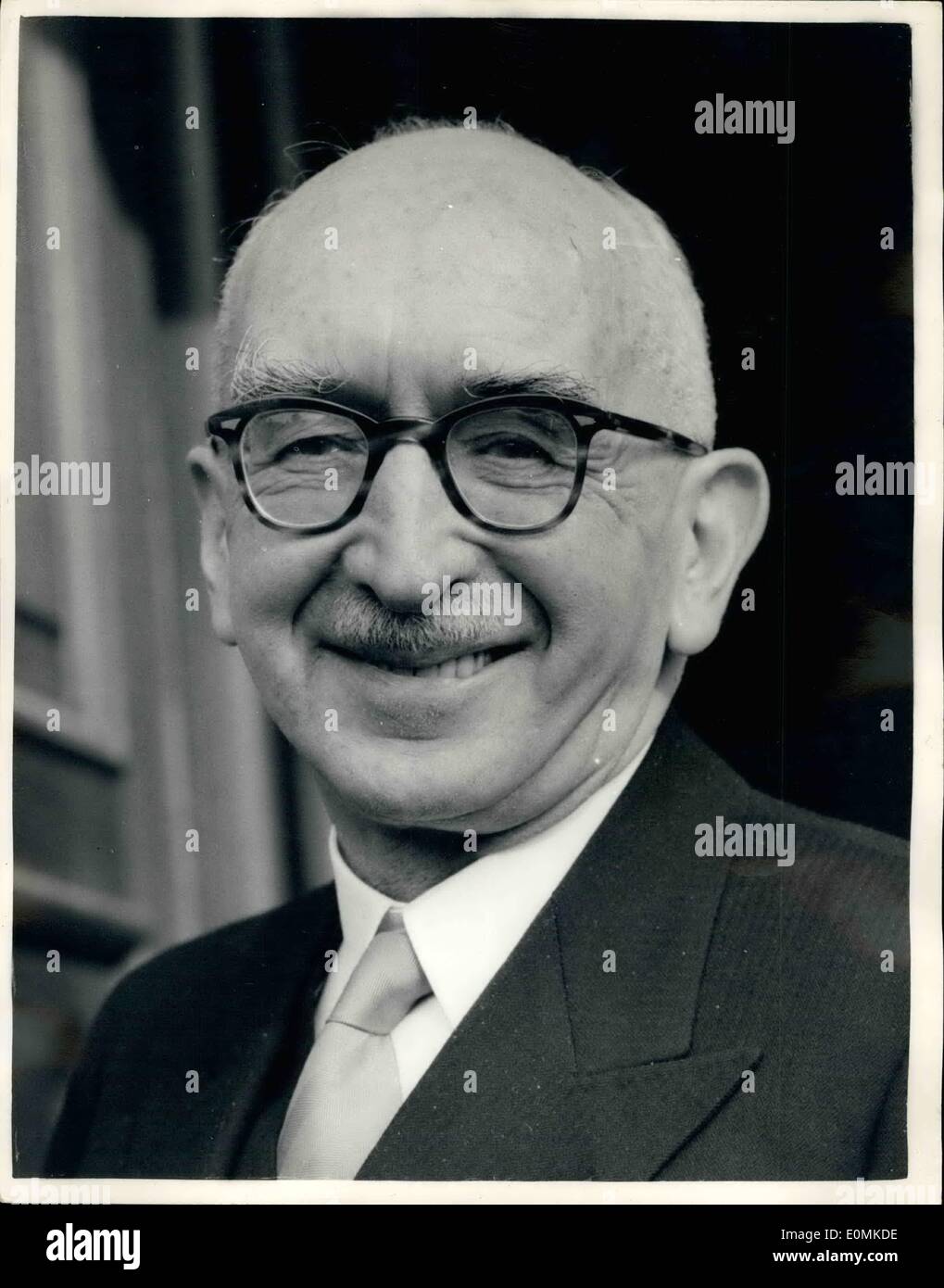 Oct. 10, 1955 - Germany's Federal Minister Of Finance Visits The ...