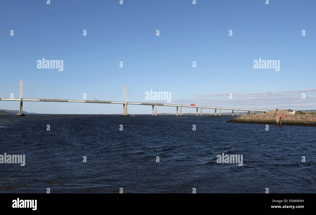 Kessock Bridge across Beauly Firth Inverness Scotland May 2014 Stock ...