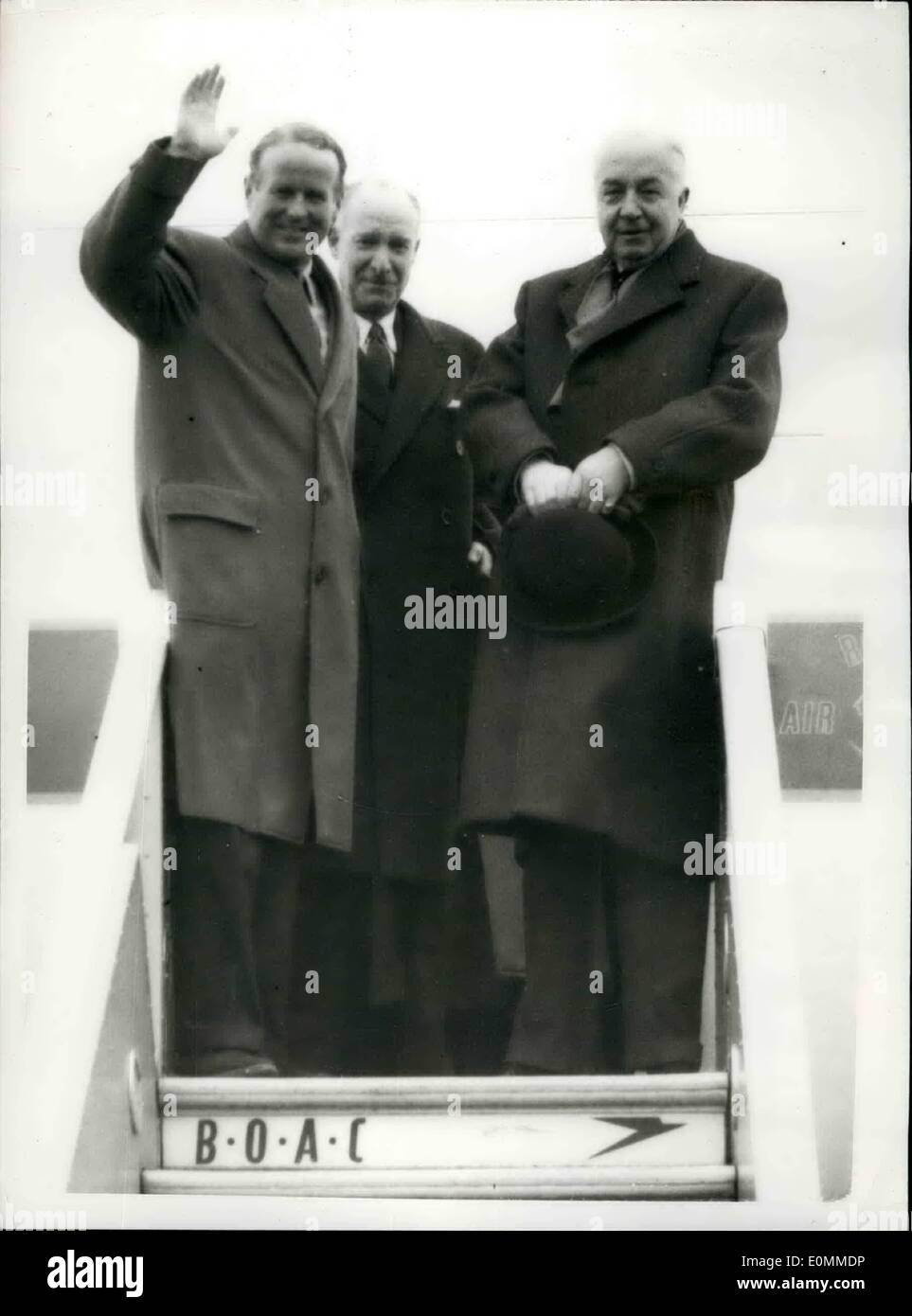 Dec. 12, 1955 - The Comet III Arrives At London Airport. Crosses ...