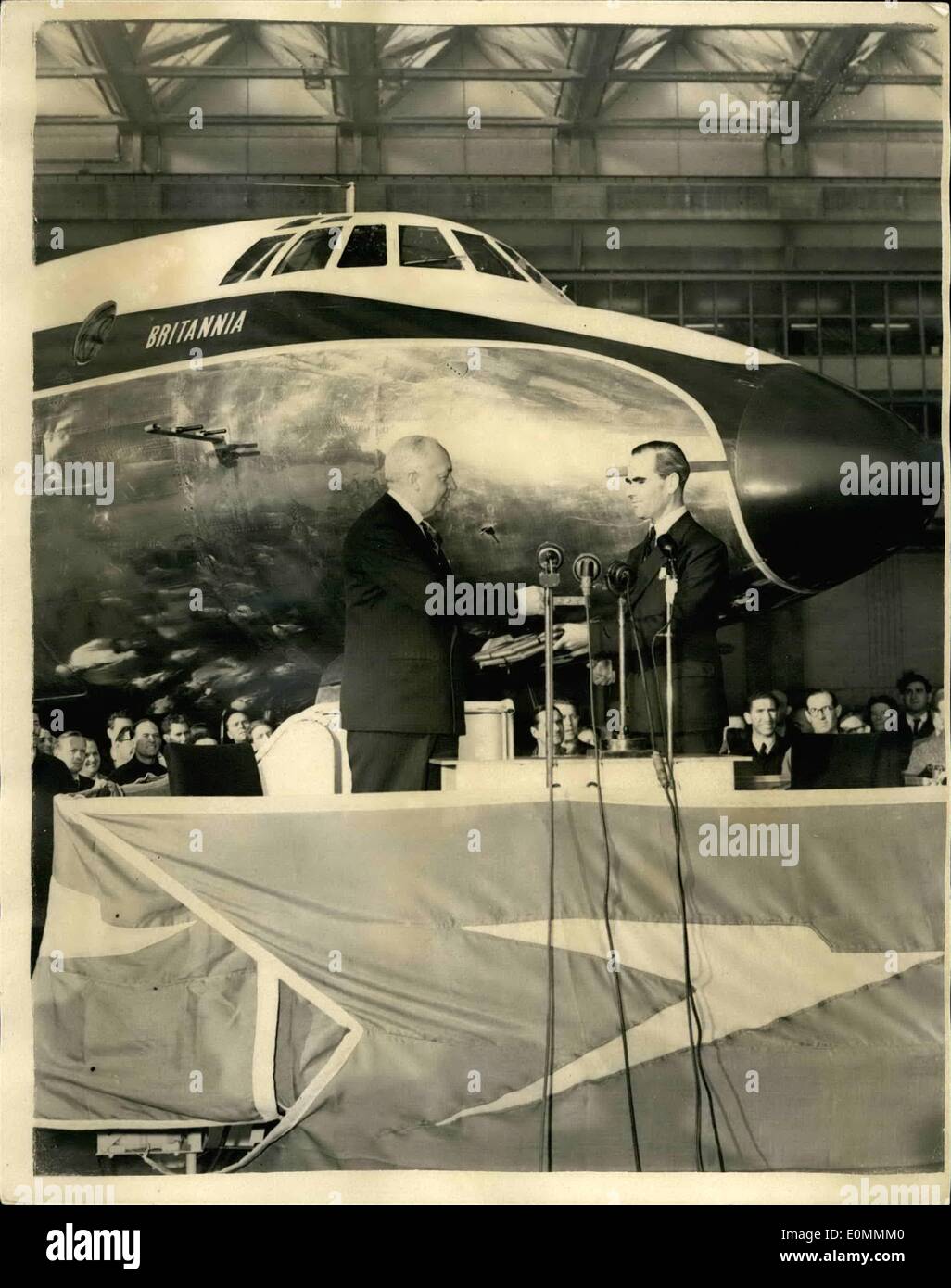 Dec. 12, 1955 - First Bristol Britan'ia 100 aircraft handed over.: The ...