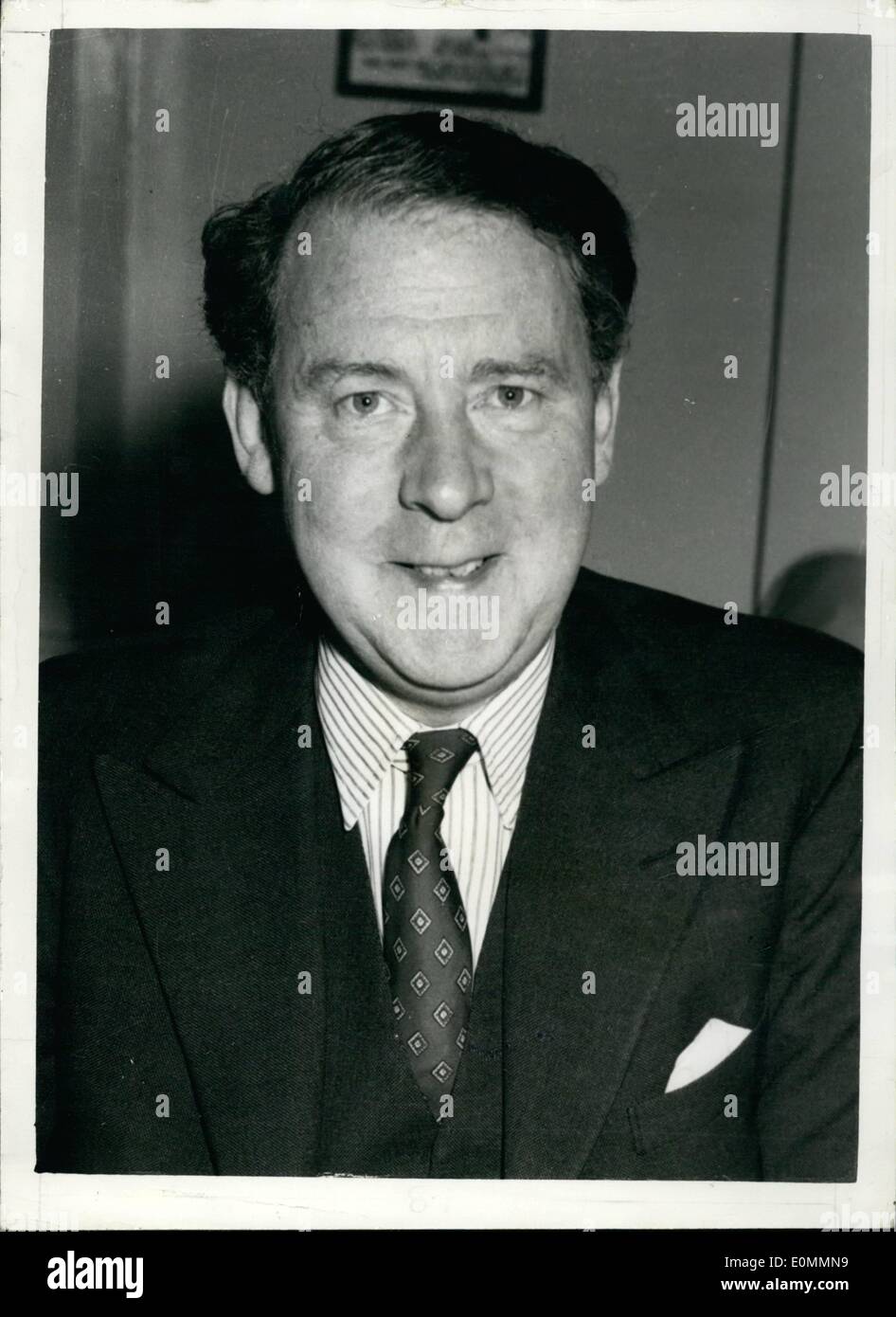 Dec. 12, 1955 - Mr. Gaitskell at home. Photo Shows: Mr. Hugh Gaitskell ...