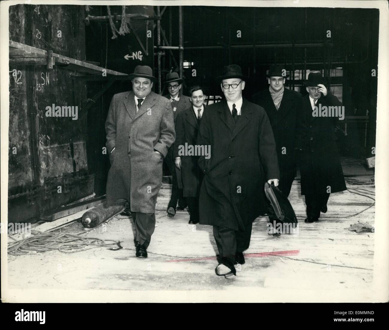 Dec. 12, 1955 - Western Germany's ''Atom Minister'' Visit Harwell ...