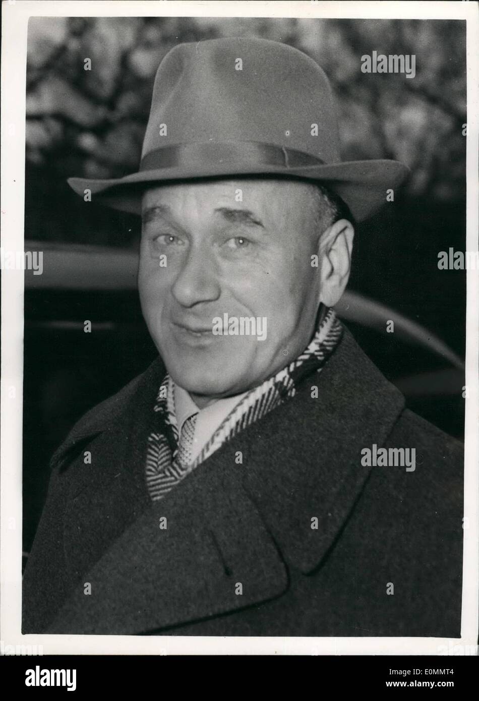 Mar. 03, 1956 - Soviet Set Police Chief Arrives: Colonel-General Ivan Serov, head of the Soviet ...