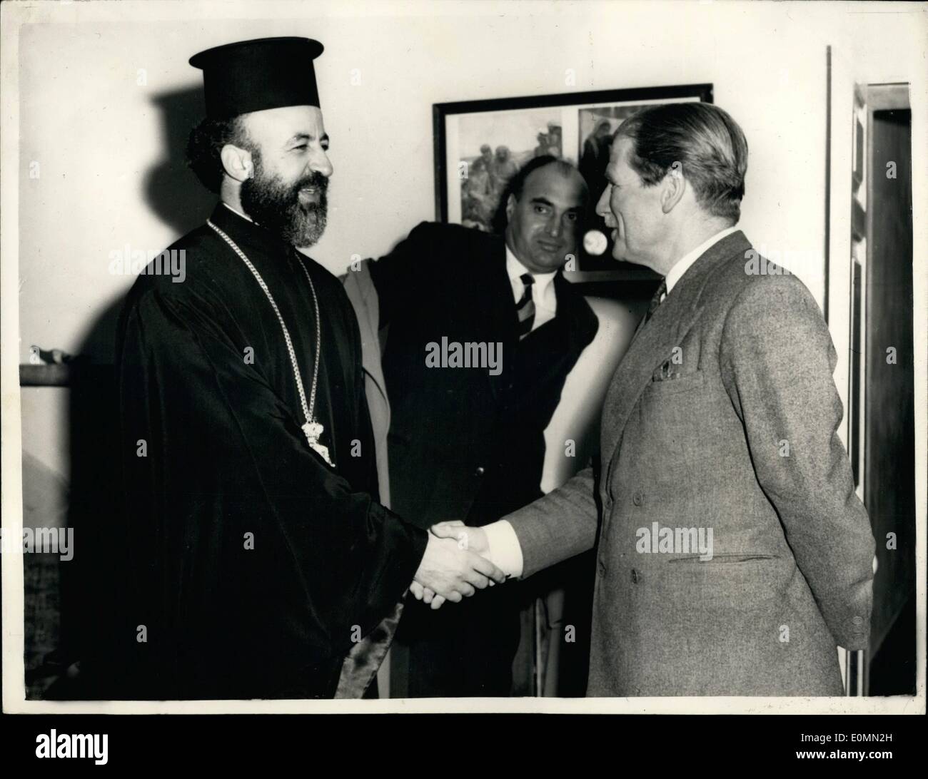 Jan. 01, 1956 - Field Marshal Sir John Harding has another meeting with ...