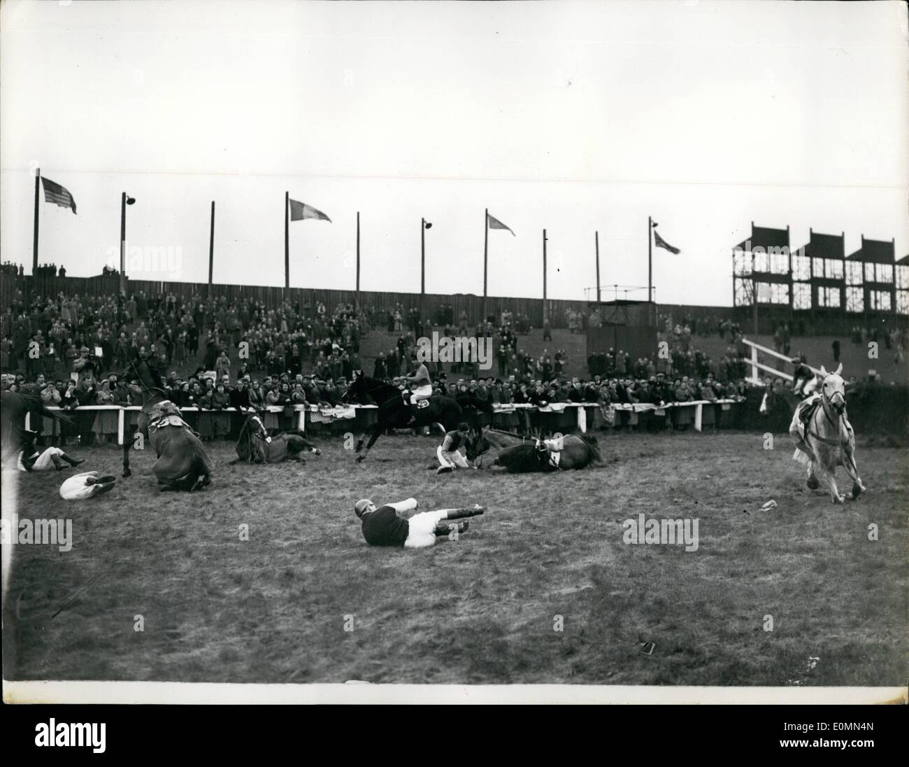 Mar. 03, 1956 - E.S.B Wins The Grand National: The Grand National was ...