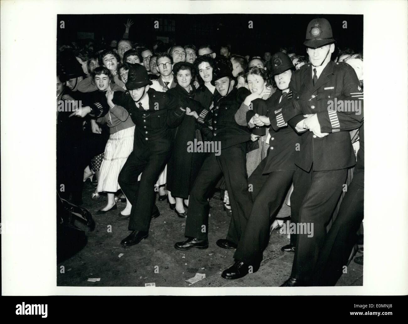Jan. 01, 1956 - Liberace Appears at the London Palladium. Police Hold ...
