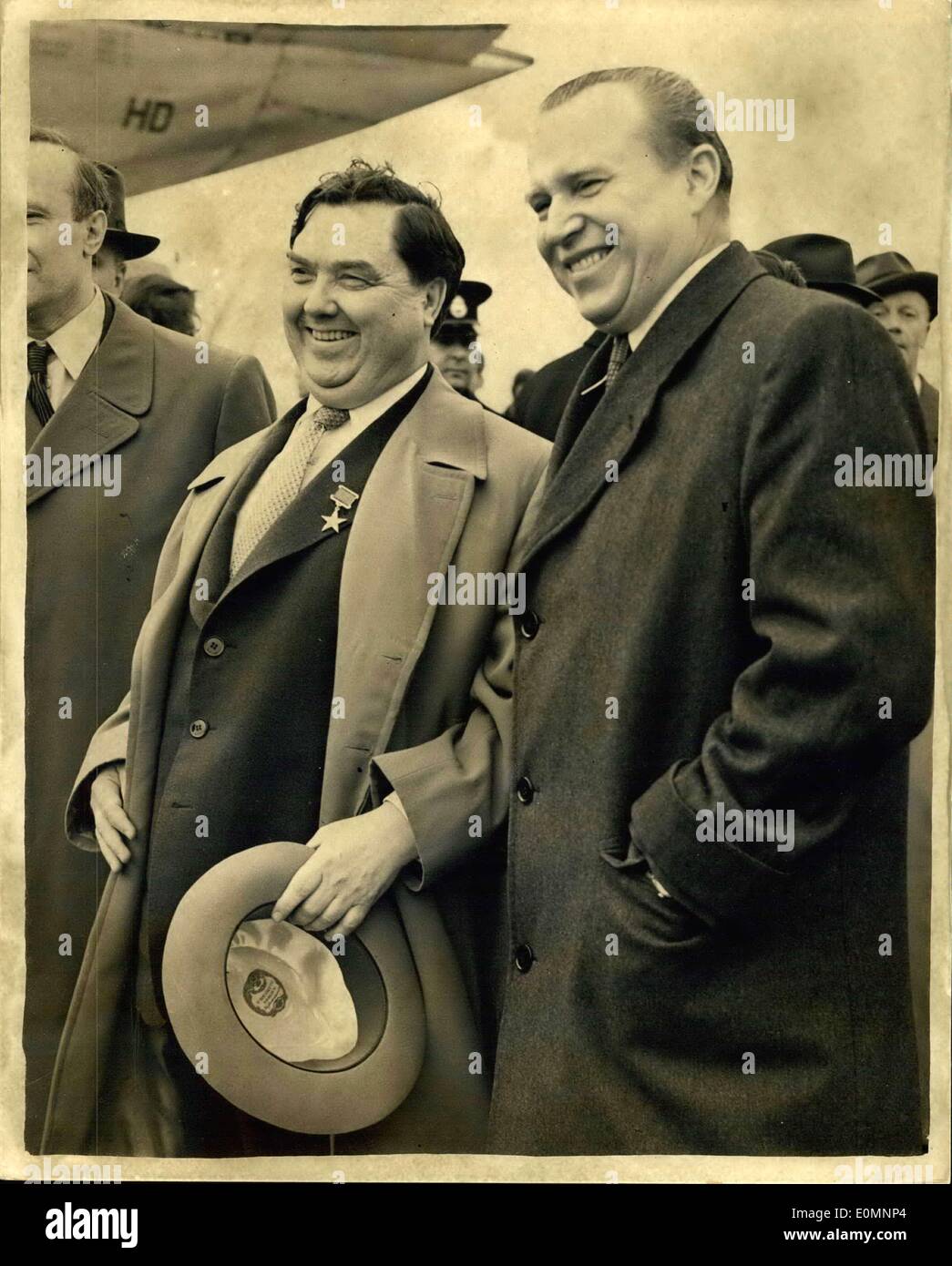 Mar. 28, 1956 - Mr.Malenkov returns from Scotland: Mr.Greorgi Malenkov ...