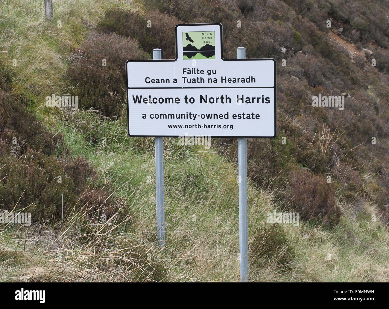 Welcome to north harris sign hi-res stock photography and images - Alamy