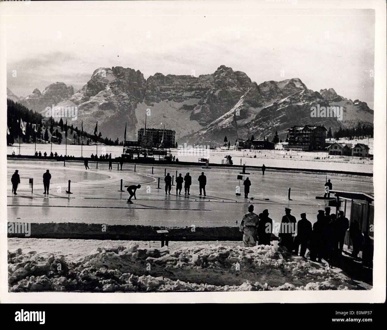 1956 winter olympic games cortina hi-res stock photography and images ...