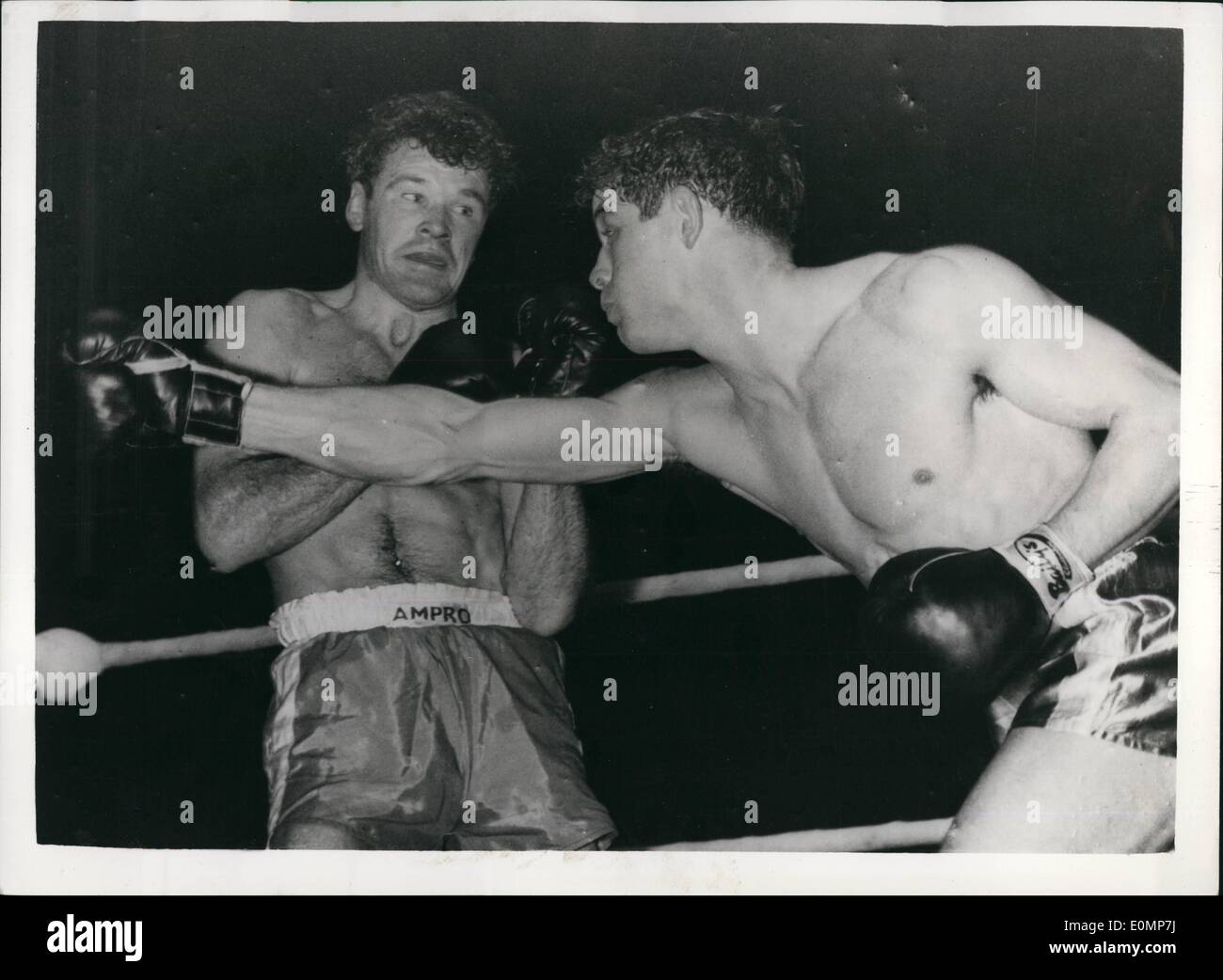 Apr. 04, 1956 - Pat McAteer beaten by South Africa's Jimmy Eliot - at ...