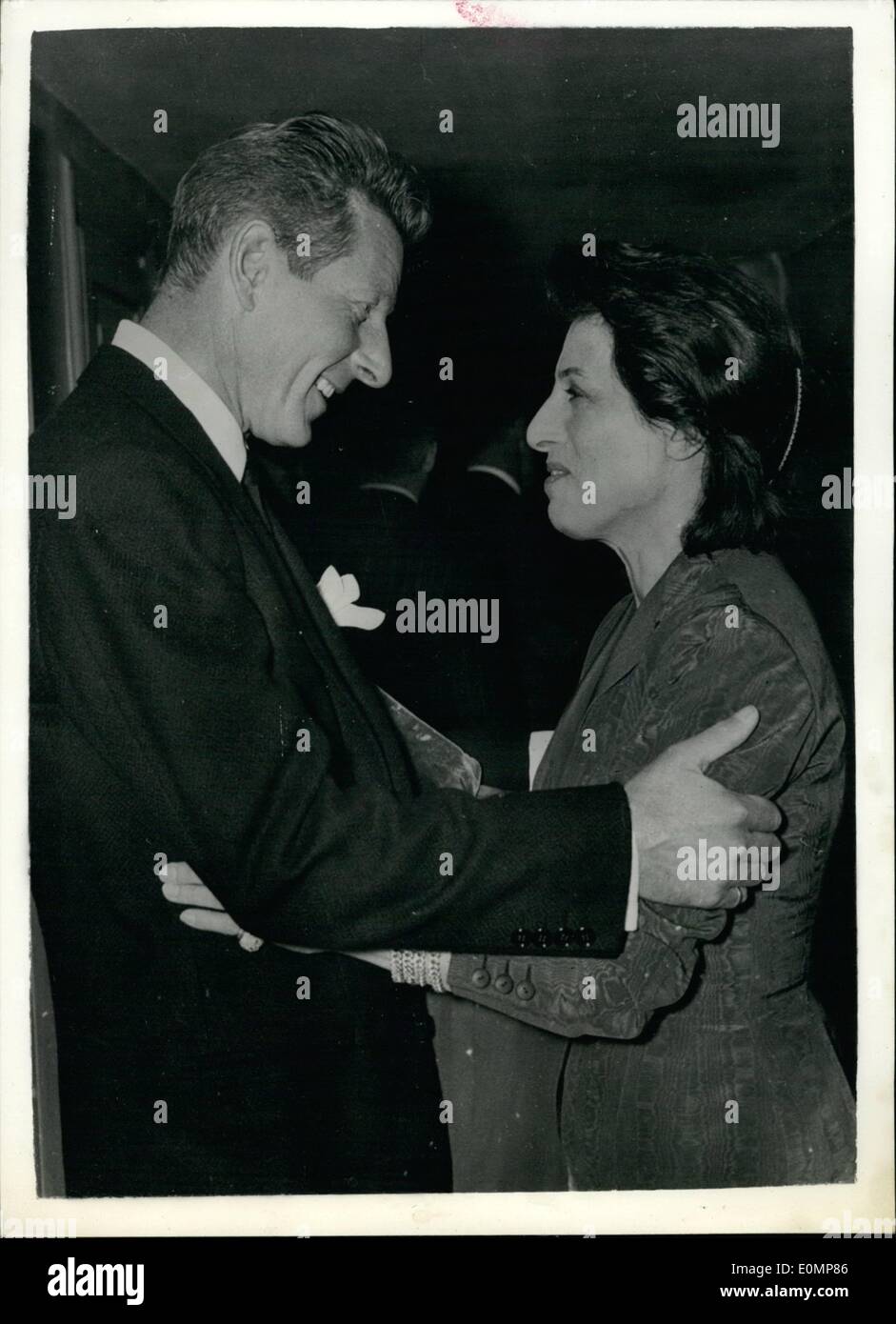 Apr. 04, 1956 - Danny Kaye in Rome.: Famous comedian Danny Kaye took ...