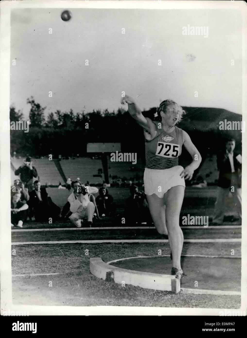 Feb. 02, 1956 - SOVIET WOMAN SHOT-PUTTER ESTABLISHES NEW WORLD RECORD ...