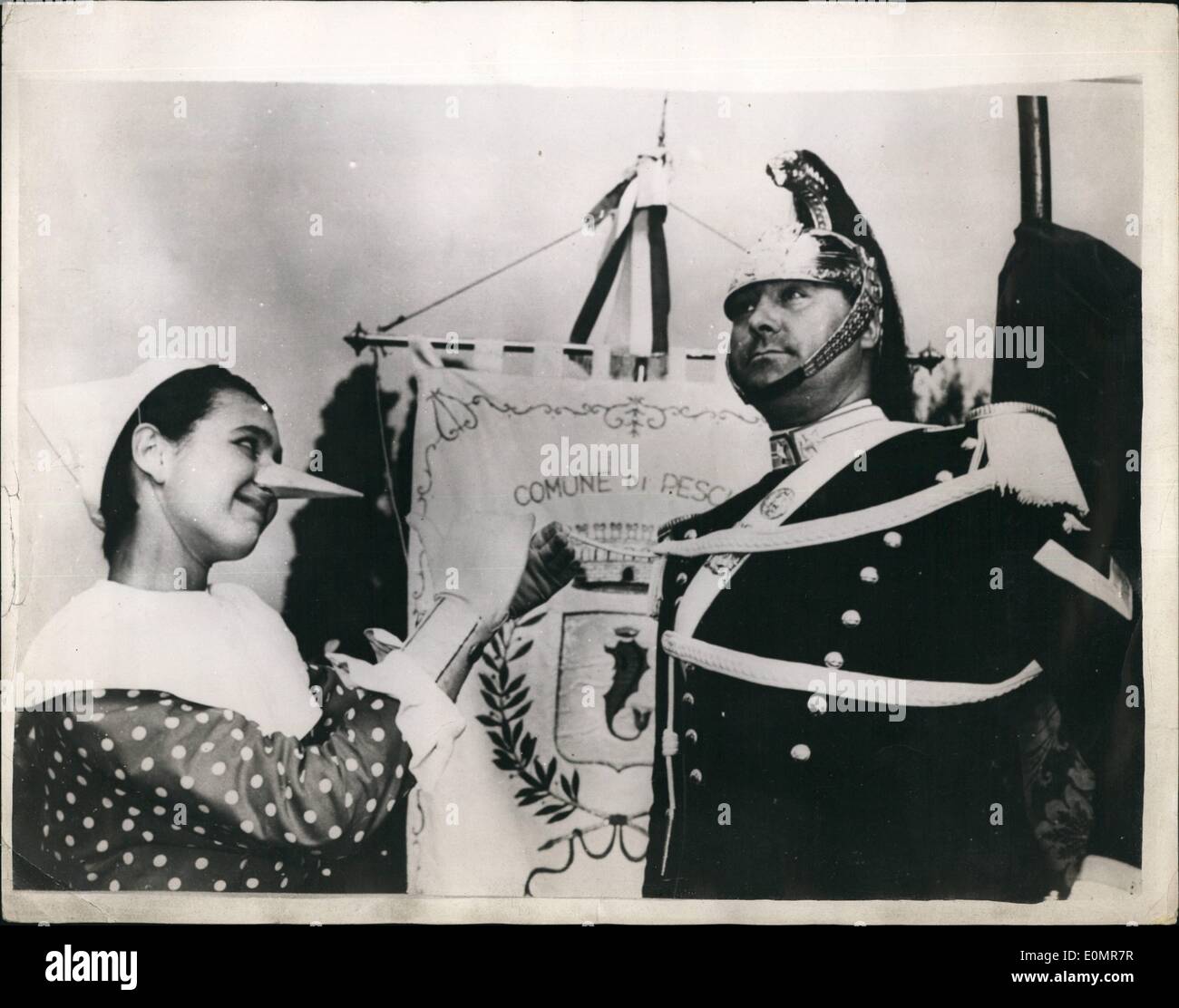 May 05, 1956 - Unveiling of a Bronze Monument to ''Pinocchio'': In the ...