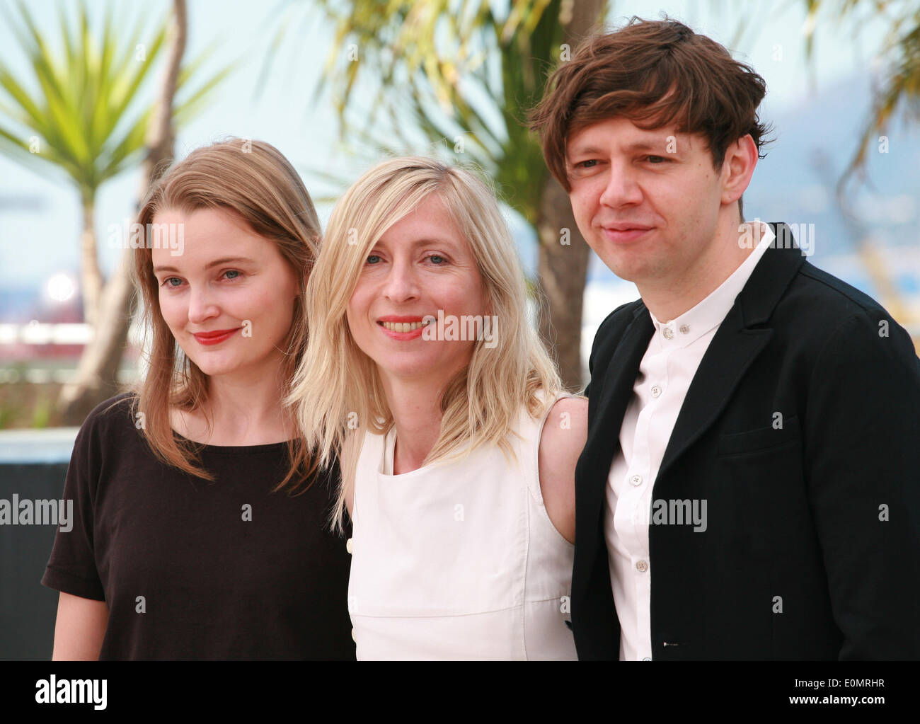 Cannes, France. 16th May, 2014. Birte Schnöink, Jessica Hausner and ...