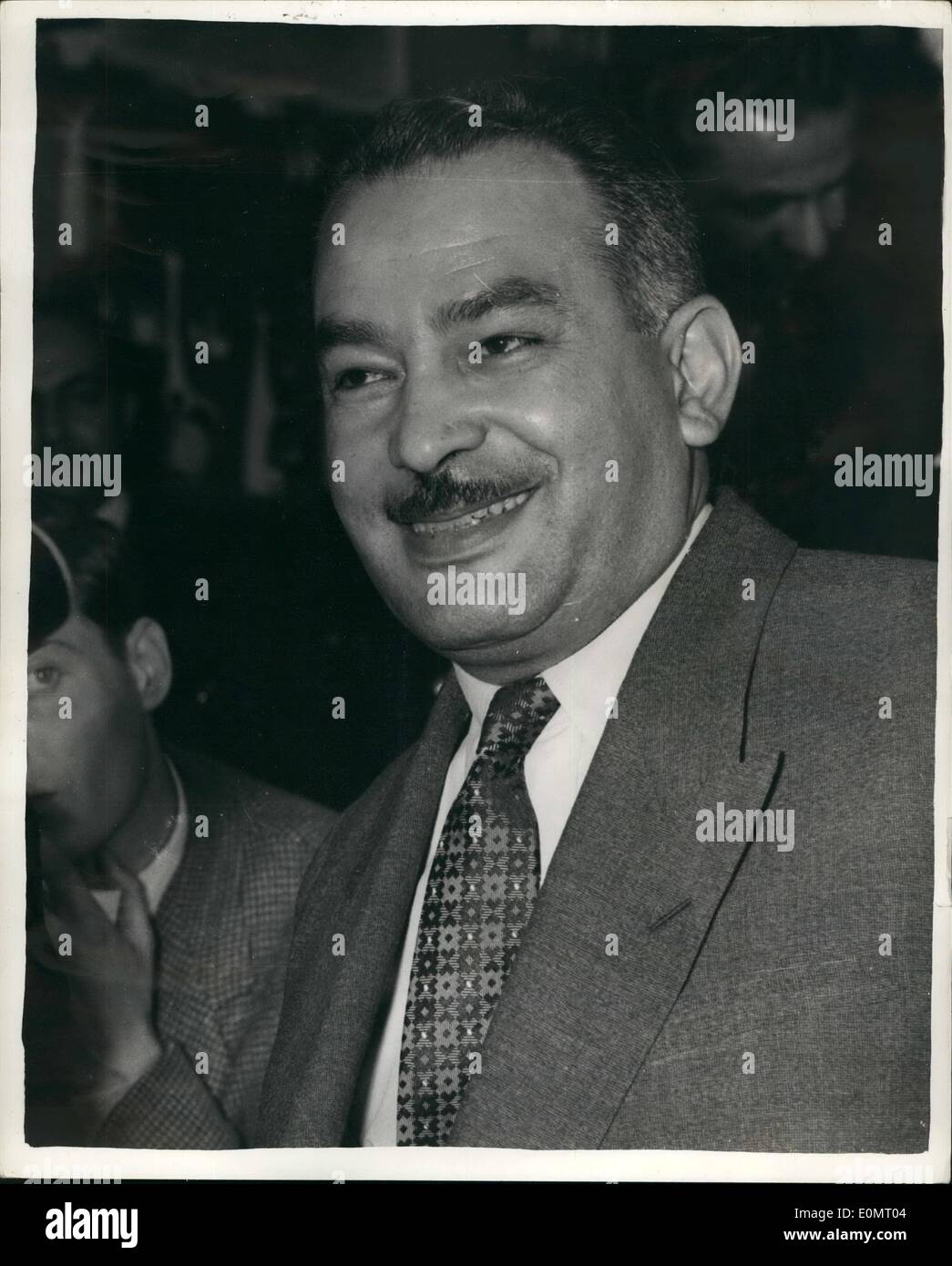 Aug. 08, 1956 - Colonel Nasser's Right-Hand Man In London. Wing ...