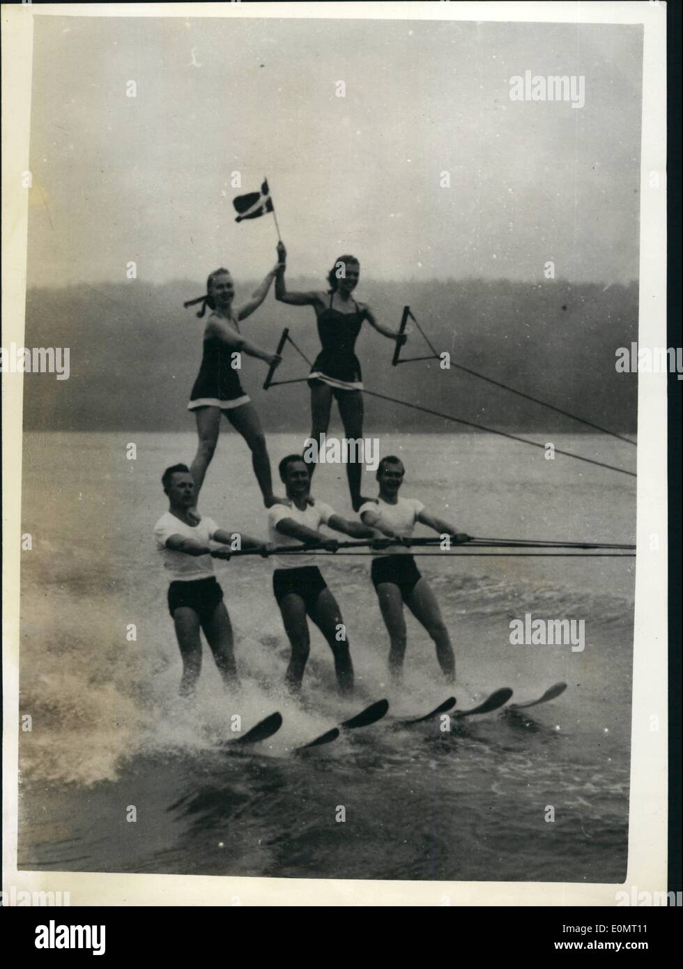 Aug. 08, 1956 - European Water Skiing Championships: The European Water ...