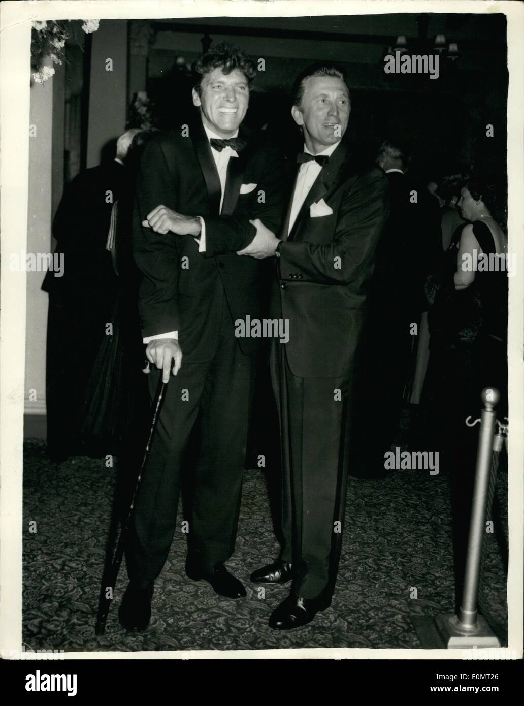 Aug. 08, 1956 - Duke of Einburgh Attends Premiere of ''The Vikings ...