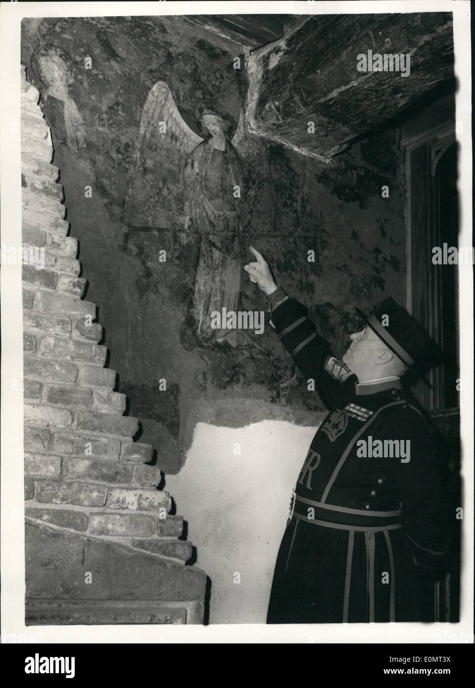 Jun. 06, 1956 - 15th. Century Mural To Be Seen At The Tower: Two first ...