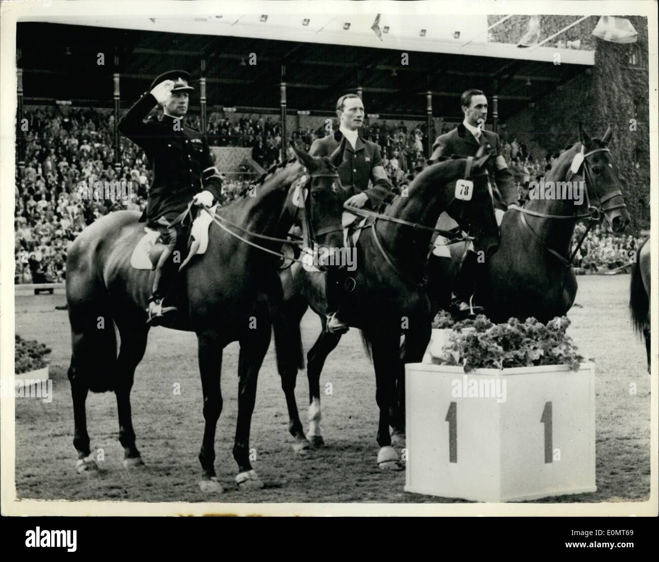 Jun. 06, 1956 - Equestrian Olympic Games In Stockholm British Team ...