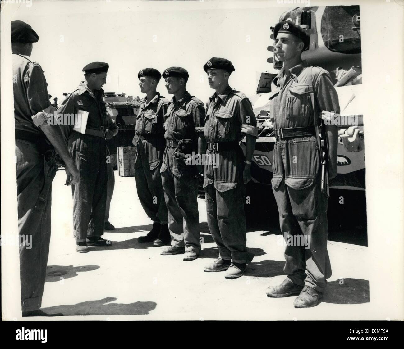 Aug. 08, 1956 - With the ''Desert Rats of 1956'' The 'Forgotten Army ...