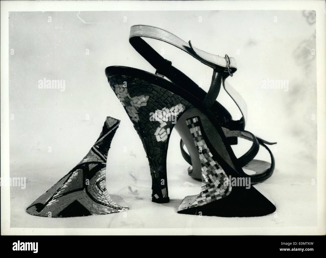Sep. 09, 1956 - Artistic Show heels made Mosaic new styles from Italy ...