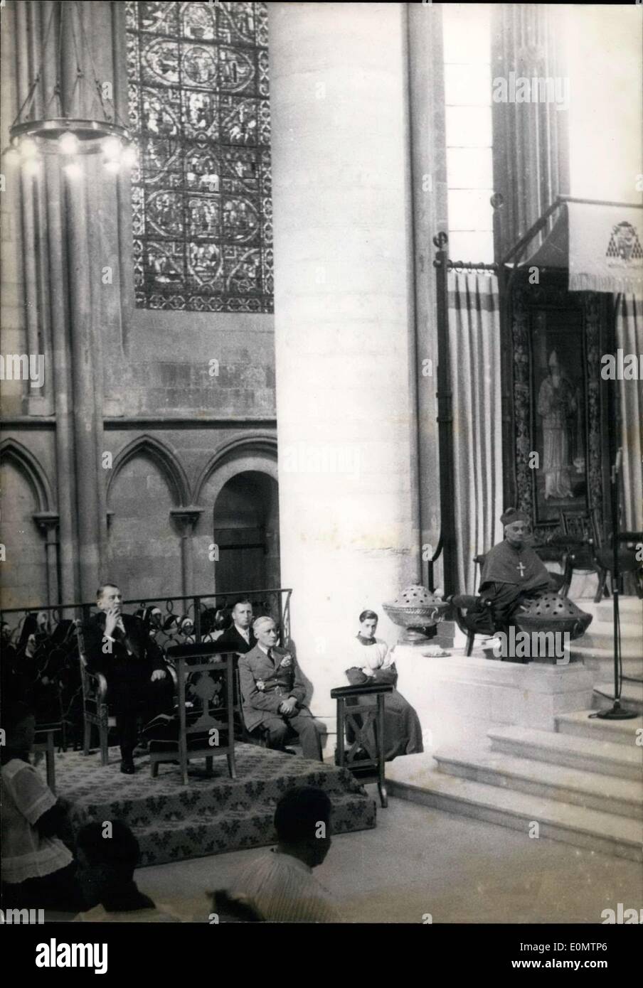 Jun. 25, 1956 - President Coty presided over a heartfelt mass at the ...