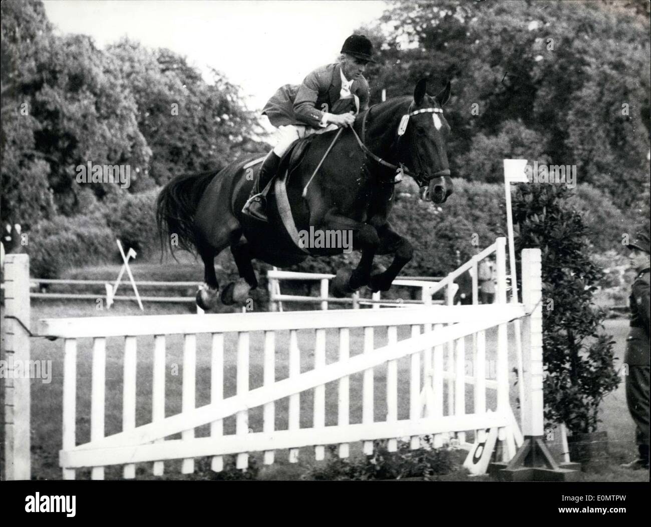 Jun. 28, 1956 - Fritz Thiedemann is the favorite at the German Spring ...