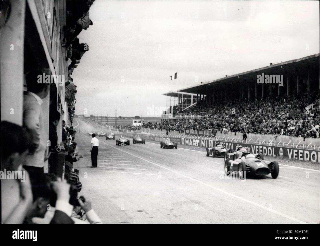 Jul. 02, 1956 - Collins wins Grand Prix at Rheims: The english racer ...