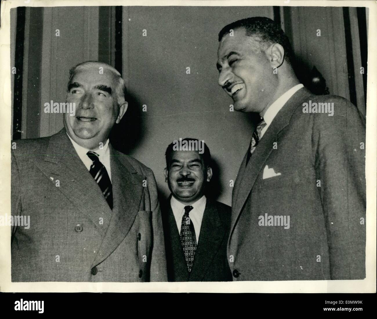 Sep. 09, 1956 - Sir Robert Menzies arrives in Cairo and meets President ...