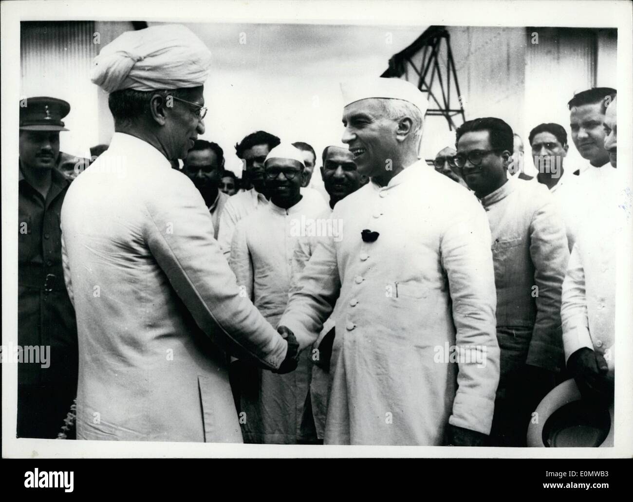 Sep. 09, 1956 - INDIA'S VICE-PRESIDENT LEAVE FOR SOUTH AMERICA KEYSTONE ...