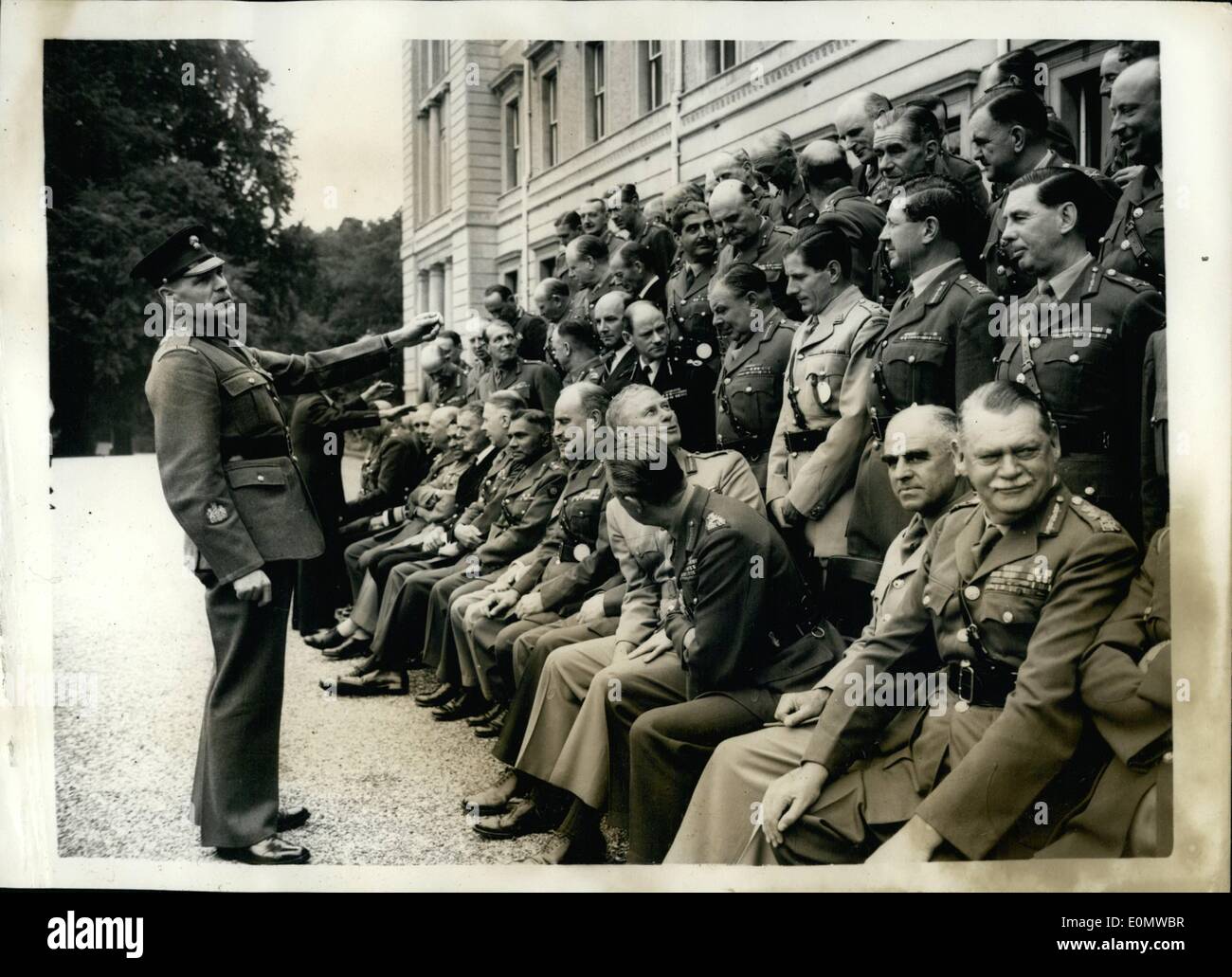 Sep. 09, 1956 - Dominion Chiefs of Staff at Camberley... General Sir ...