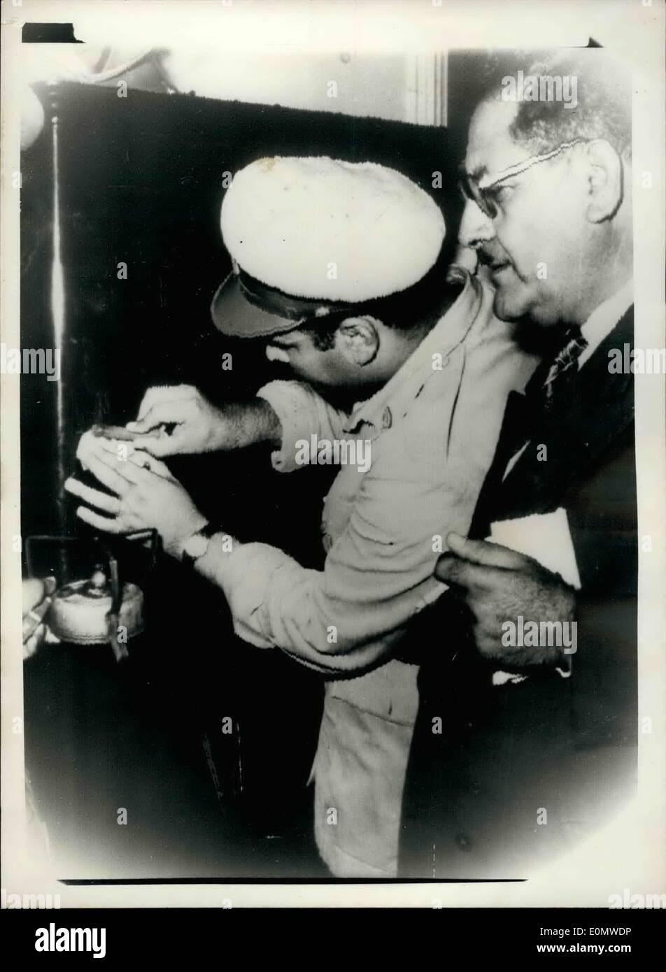 Jul. 07, 1956 - Colonel Nasser ''Grabs'' The Suez Canal. Scene at Port ...