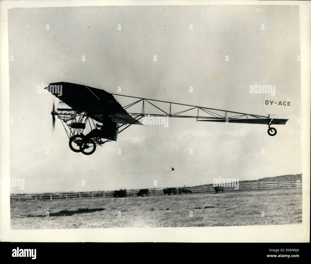 Sep. 09, 1956 - 50th Anniversary Of Ellehammers First Flight In Europe ...