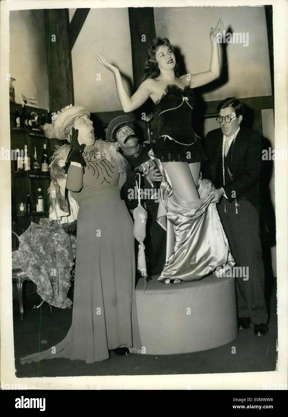 Jul. 11, 1956 - Rehearsal For TV Production Of 'Madame Louise'': On ...