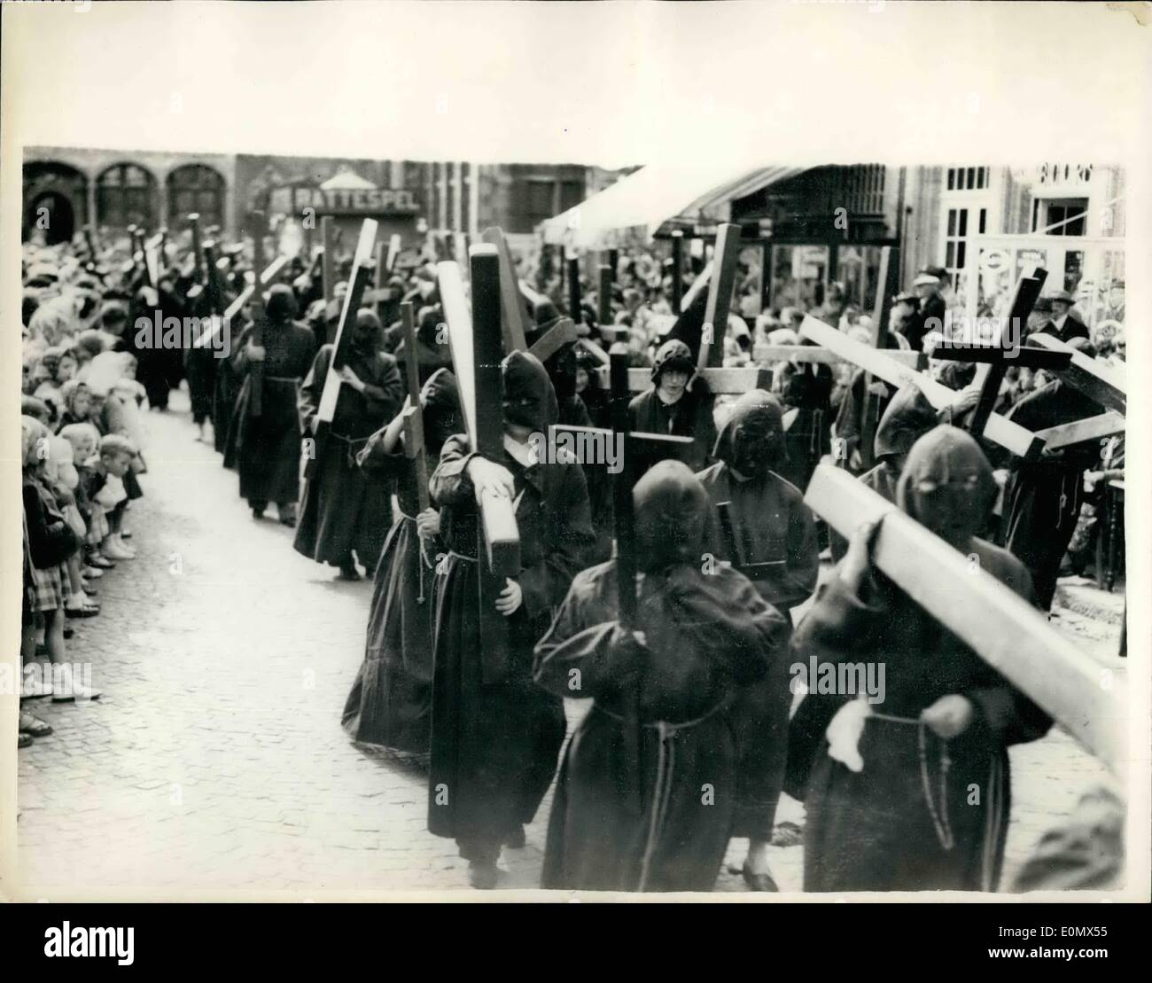 Jul. 31, 1956 - 31-7-56 310th anniversary of famous Belgian procession ...
