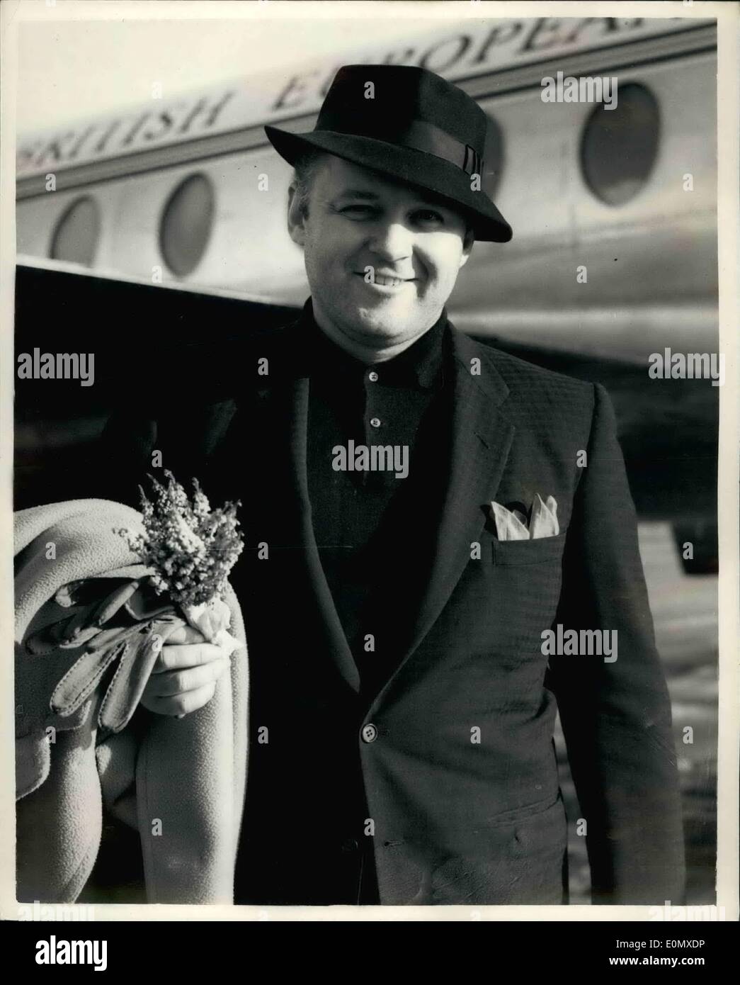 Feb. 02, 1957 - Rod Steiger Leaves For Spain: [photo Shows Film star ...