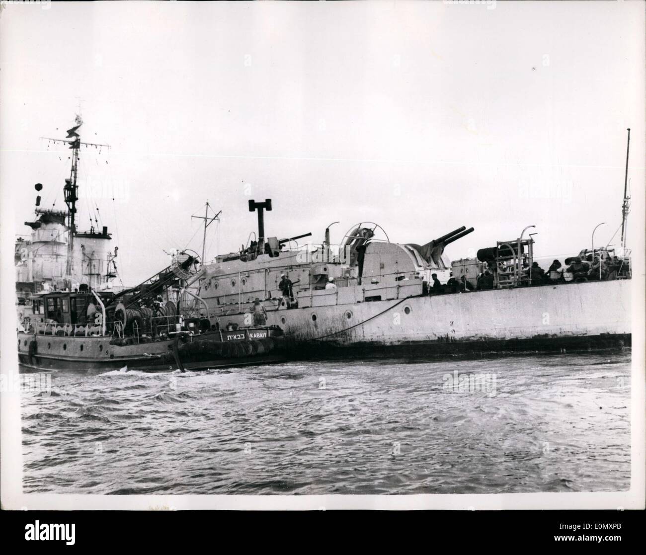 Nov. 02, 1956 - Israelis capture Egyptian destroyer first pictures of ...