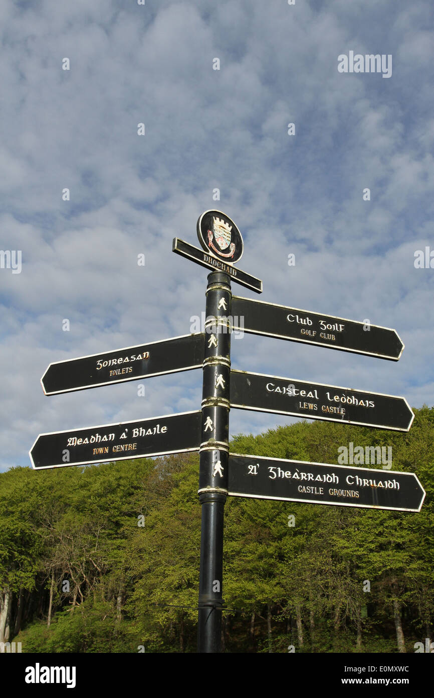 Stornoway sign hi-res stock photography and images - Alamy