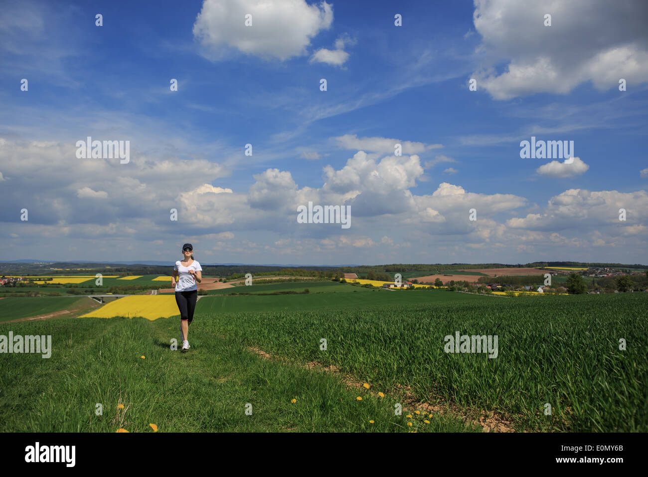 Run through the fields hi-res stock photography and images - Alamy