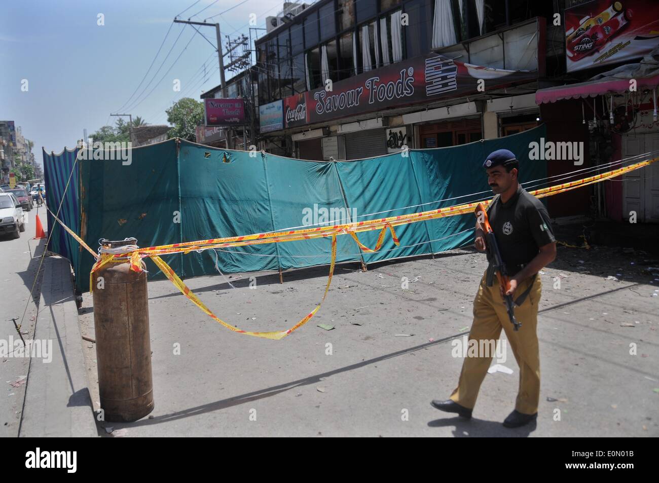 Exploded restaurant hi-res stock photography and images - Alamy
