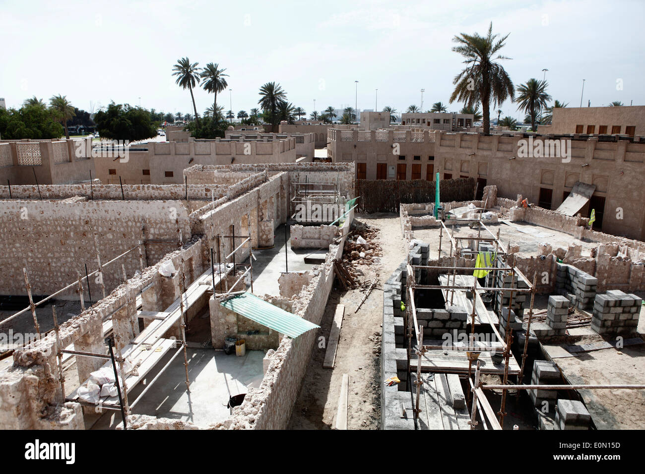 Restauration work in the Heritage Village in Dubai,UAE Stock Photo - Alamy