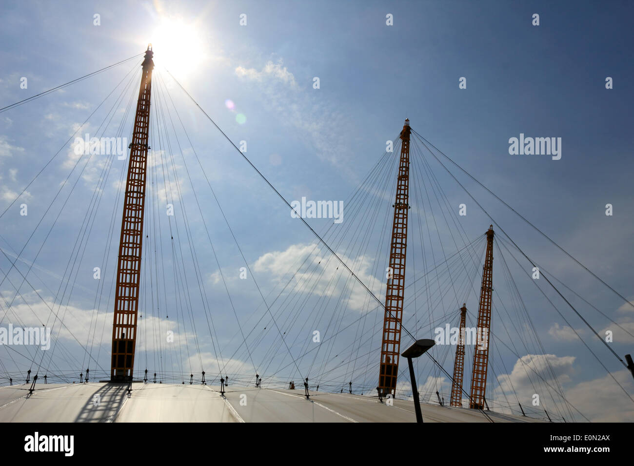 The O2 Arena better known as The Dome. North Greenwich, London, England ...
