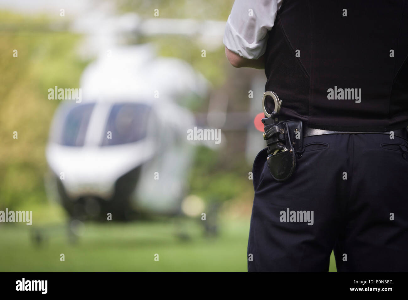 Met police and MD902 Explorer helicopter from the Kent, Surrey & Sussex ...
